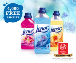 Free Lenor Fabric Conditioner Sample | Free-Stuff.co.uk